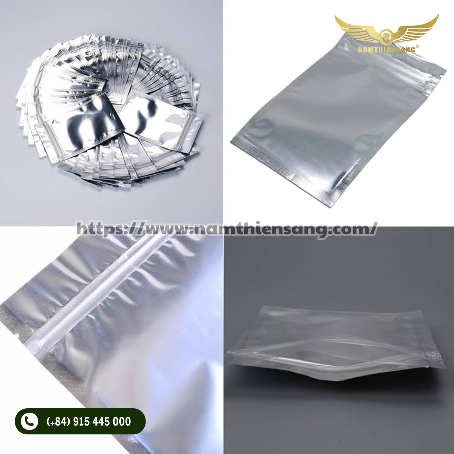 Sản Xuất Túi Nhôm 4 lớp (Al/PET/PA/PE) - Giá Tốt, Cao Cấp